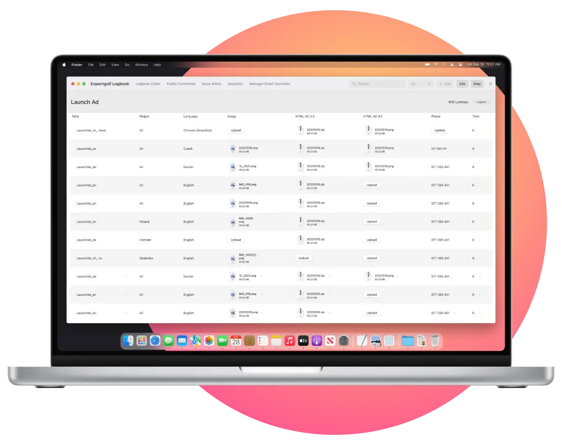Mac Admin: Golf Club Administration Tool | TopDevs